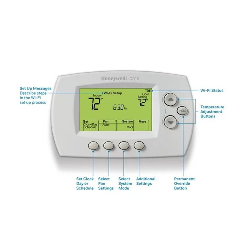 Honeywell Home Wi Fi 7 Day Programmable Thermostat Duke Energy Business Savings Store